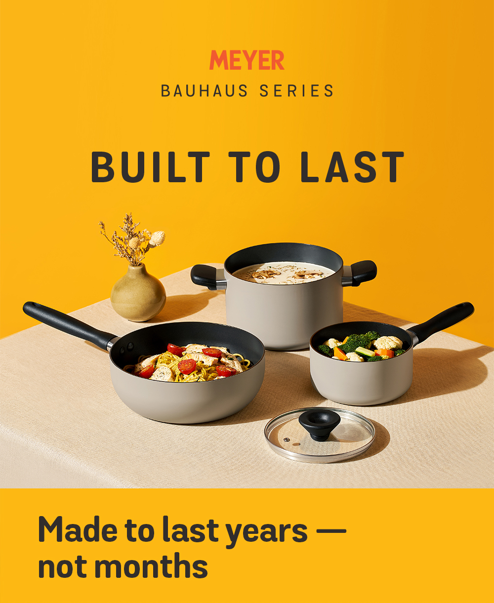 Meyer Bauhaus Series Nonstick 20cm/24cm Saucier (Warm Grey) | Shopee ...