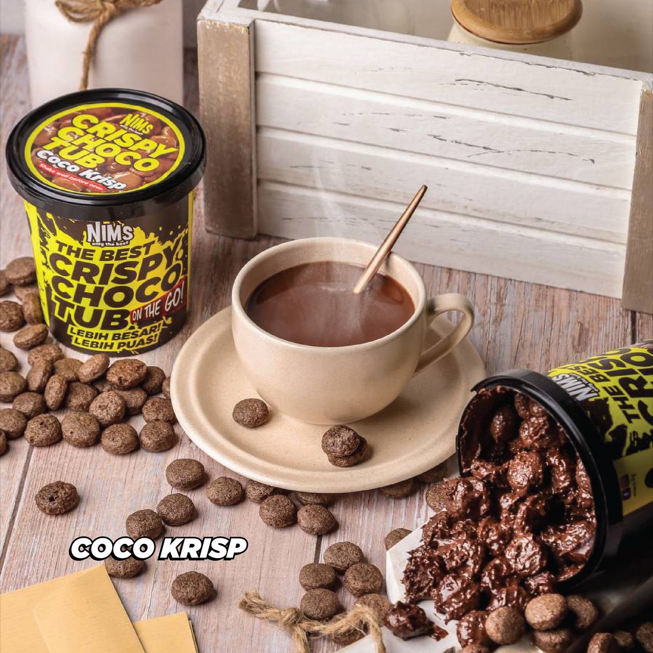Nims Crispy Choco Tub Coco Krisp (250g) | Shopee Singapore
