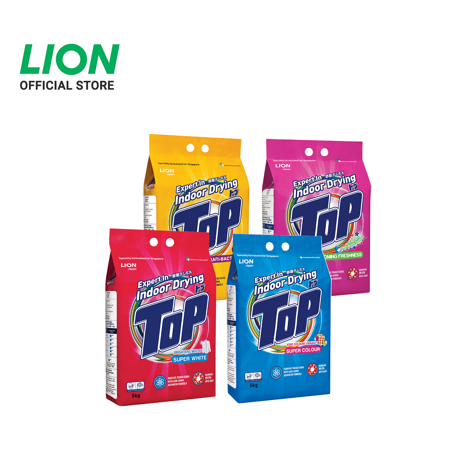 TOP Powder Detergent 4.6kg/5kg | Shopee Singapore