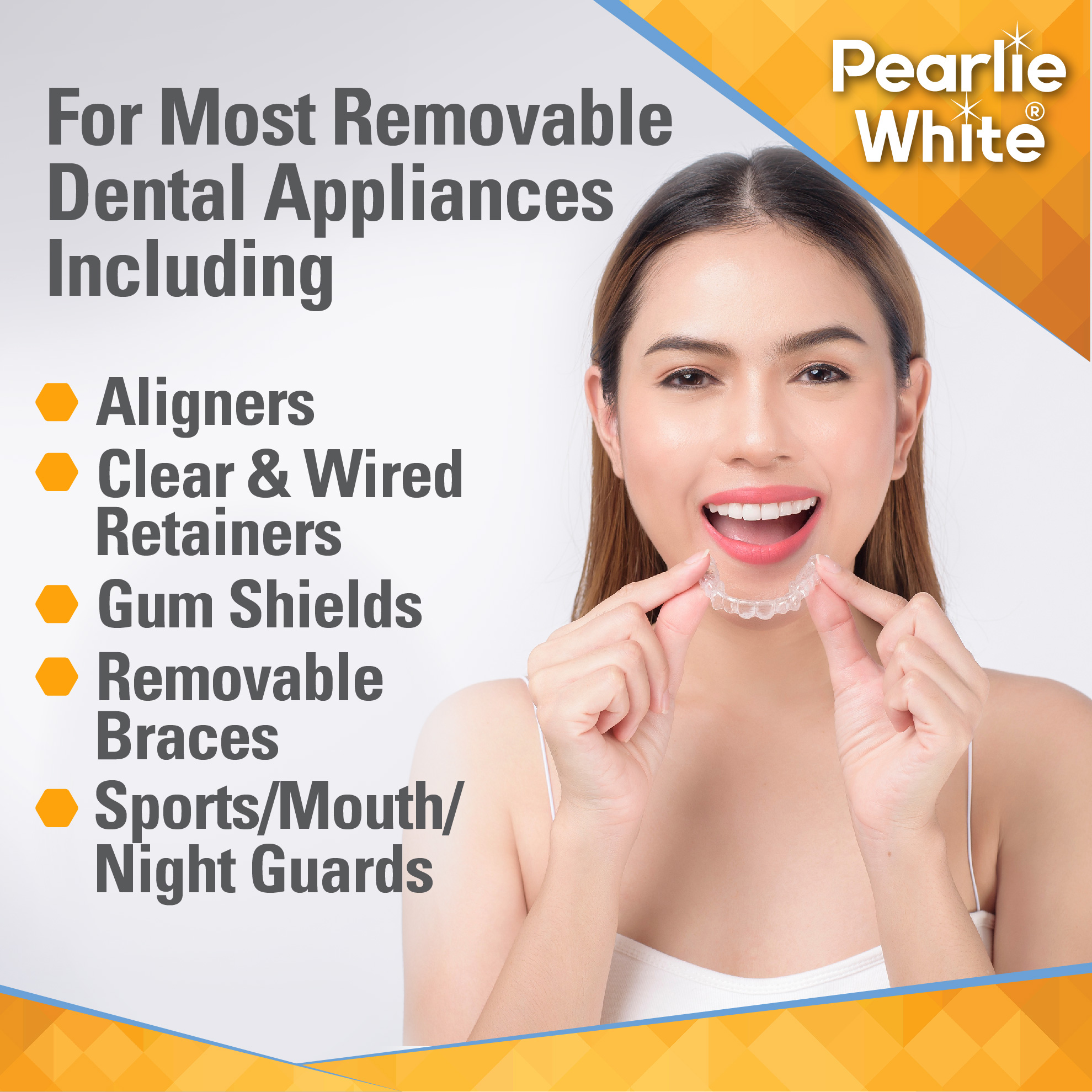 Pearlie White Retainer Clean Fast Cleaning Tablets 36s - for Aligner ...