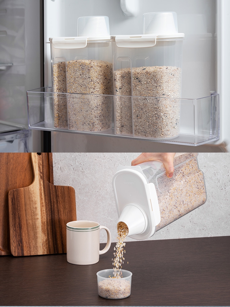 LocknLock 2kg (2.4L) Grain Rice Food Door Pocket Container Case HPL520 ...