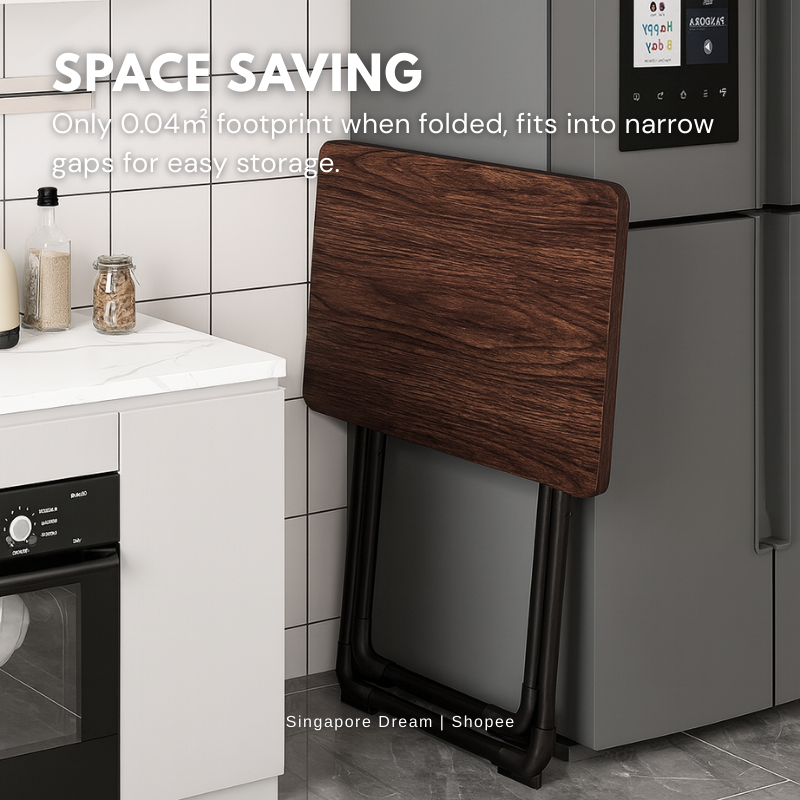 Foldable Wooden Study Table | Portable Kids Student Learning Table ...