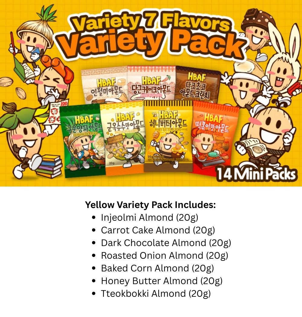 TTS - HBAF Flavoured Almonds Friends Party Pack (14 Mini Packs ...