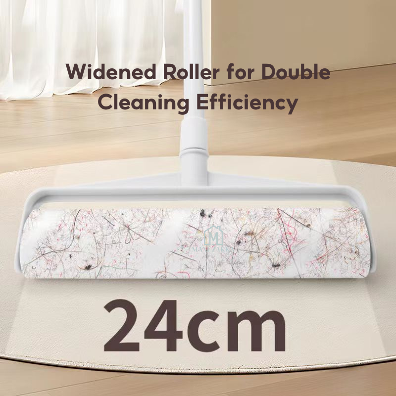 19cm/24cm【BUY 1 Free 2 Lint rollers】Adjustable Lint Roller Long Pole ...