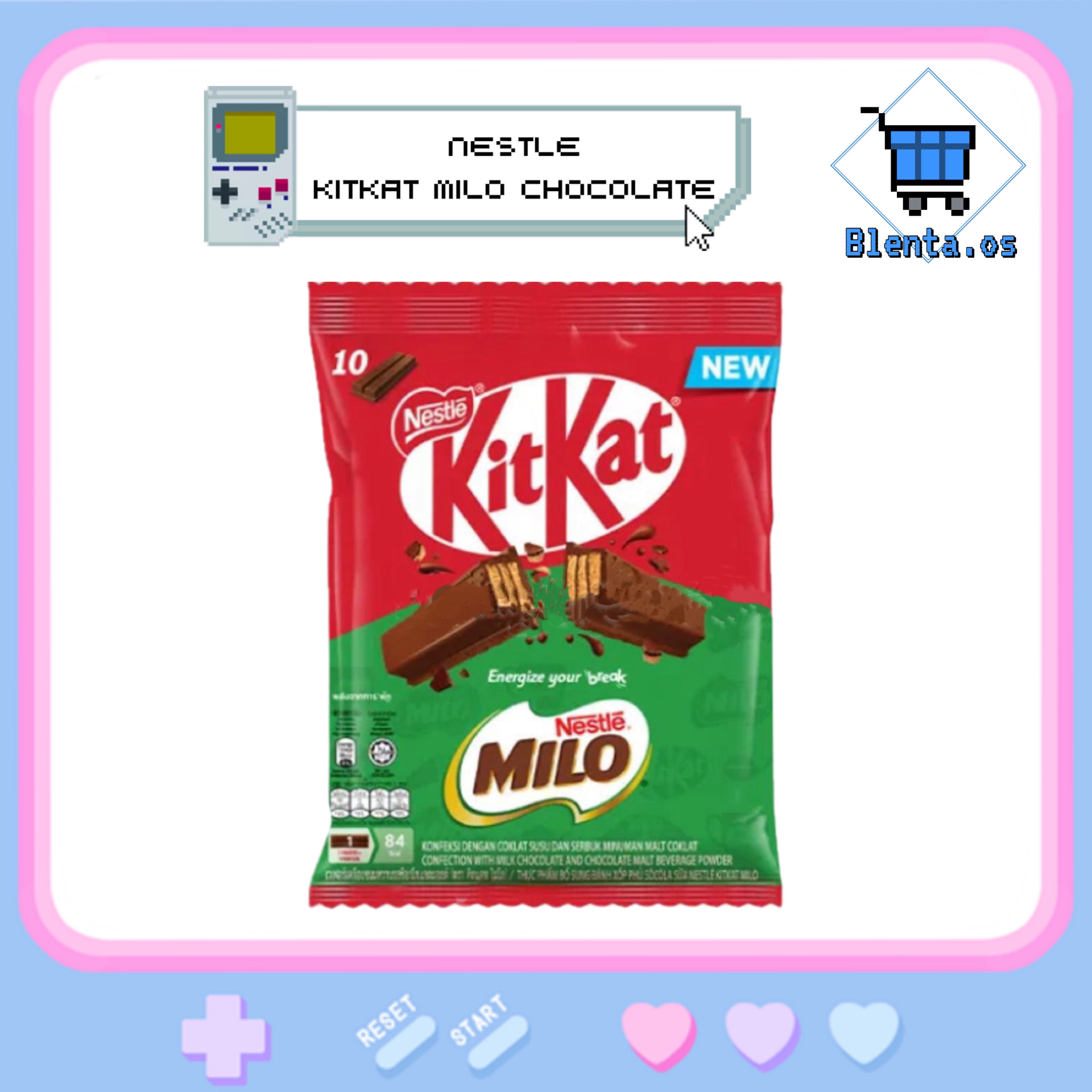 Nestle KitKat Milo Chocolate Bar Sharebag 10packs x 17g🔥SG READY STOCK🔥 ...