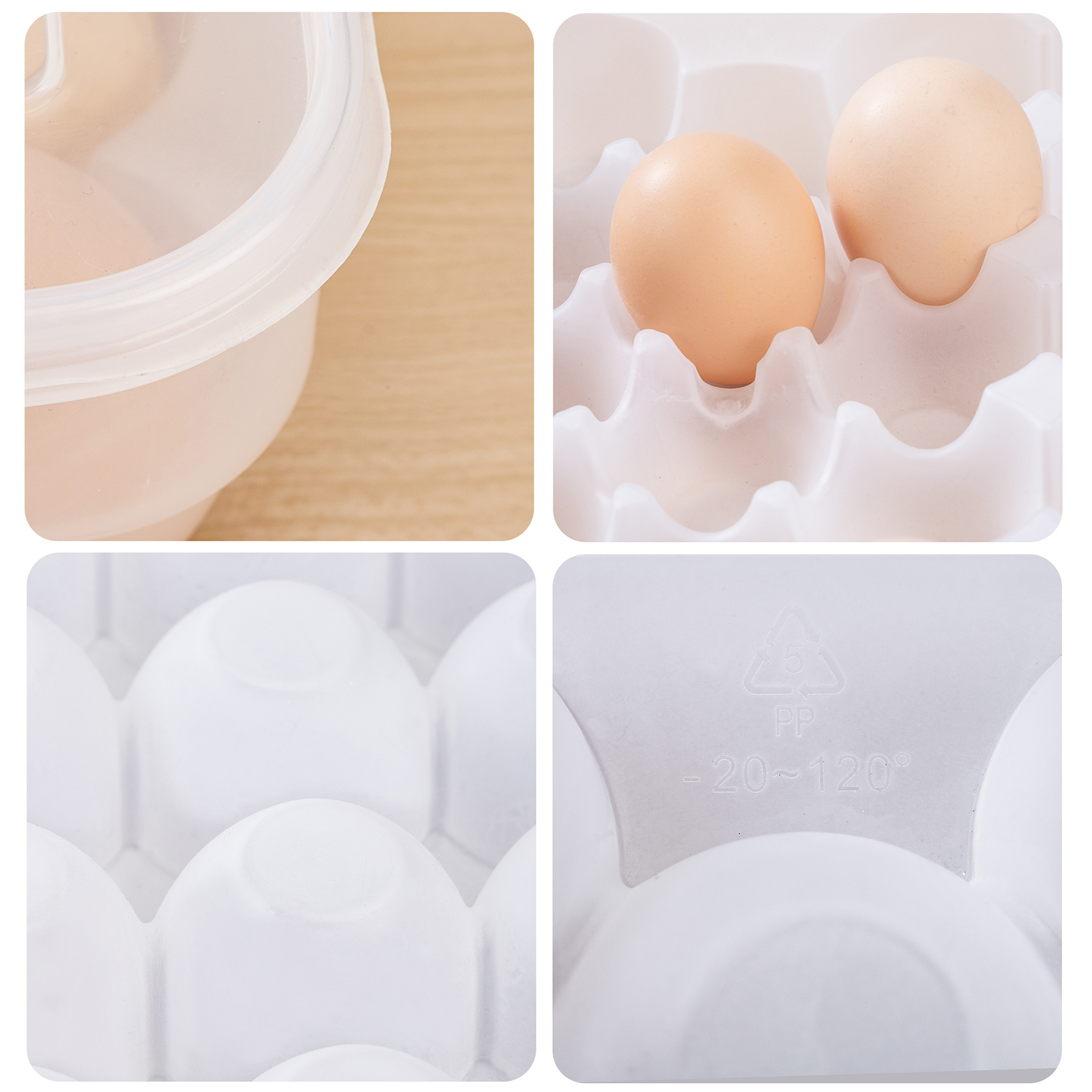 【SG】Egg Storage Large Kitchen Egg Holder Kitchen Organiser Egg Insert ...