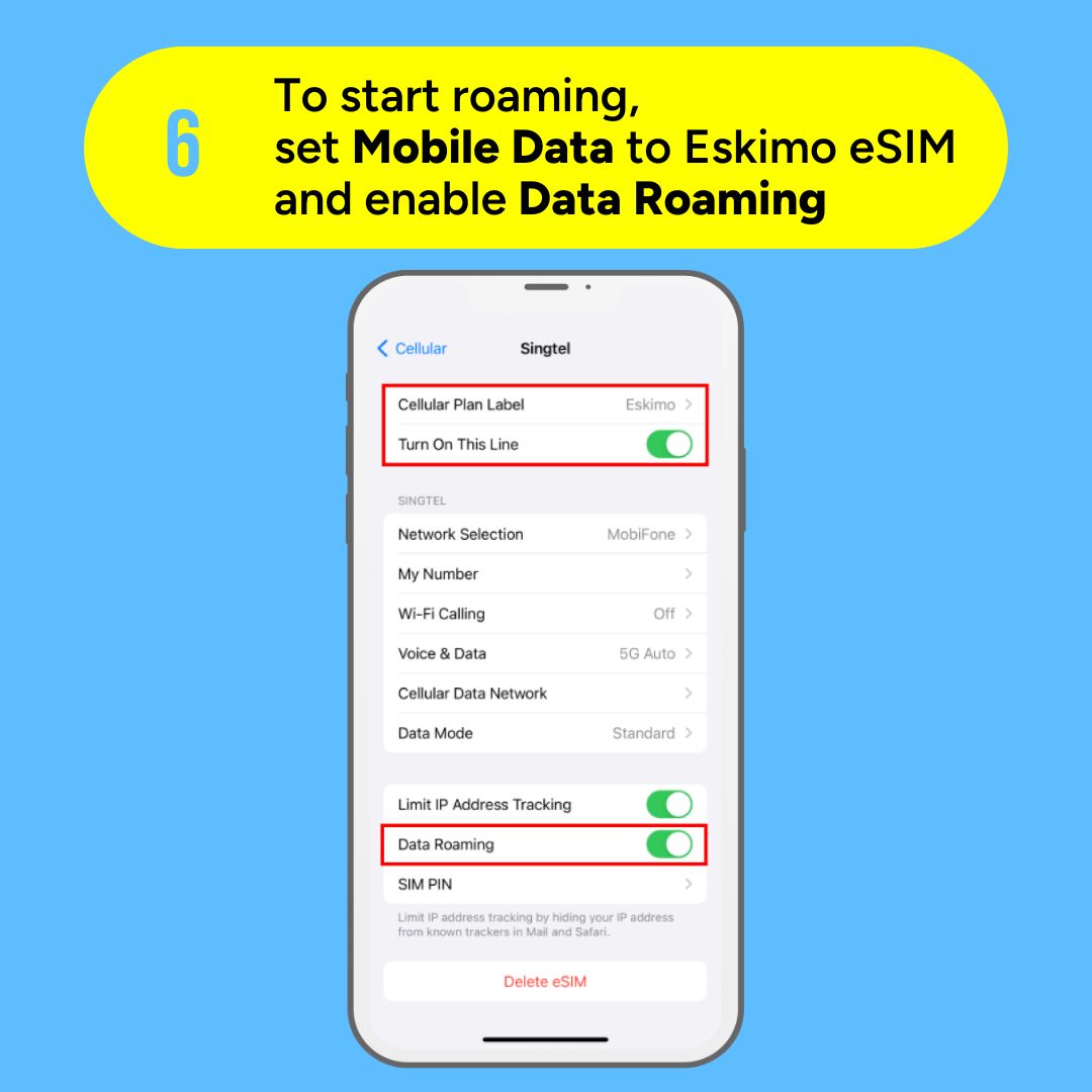 Eskimo eSIM Global Data Plan (5GB, 3GB, 2GB, 1GB) - How to Redeem in Description | Shopee Singapore