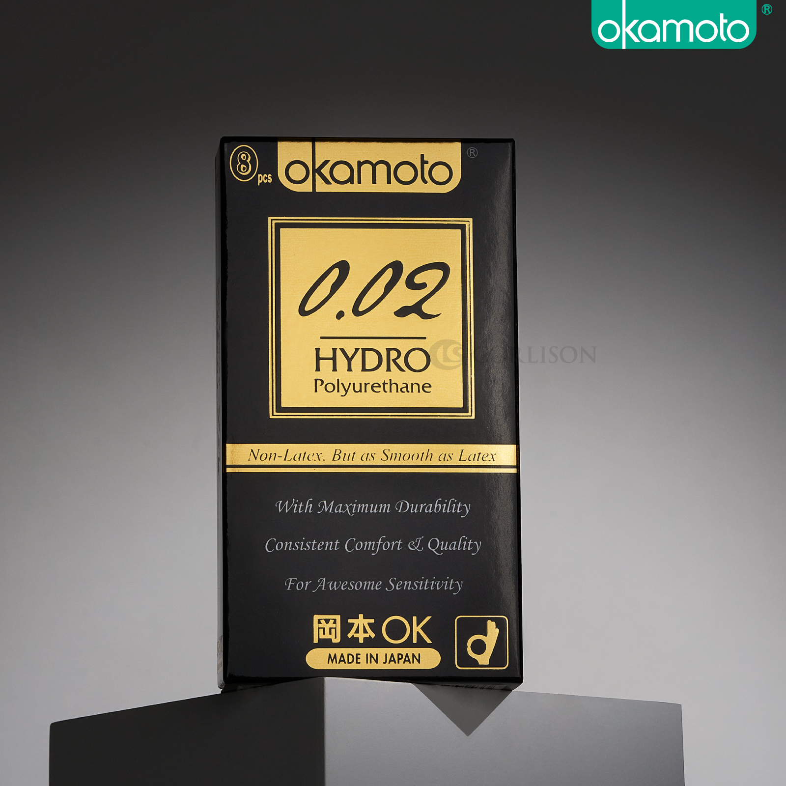 [Bundle of 3] Okamoto 002 Hydro Polyurethane Condoms 8s | Non-latex ...