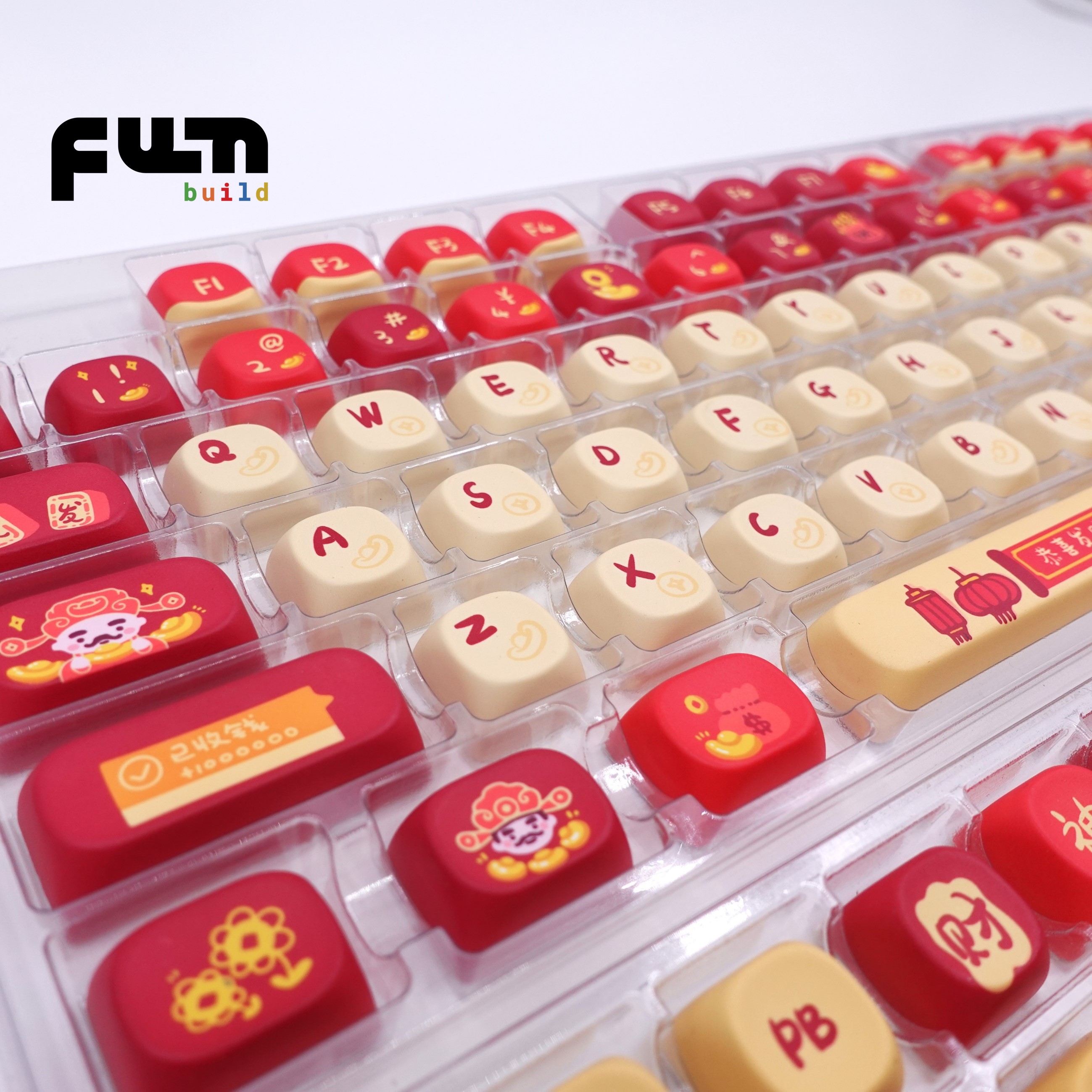 [GOD OF FORTUNE Keycaps][MOA Profile] Dye Sublimation Printed 127 Keys ...