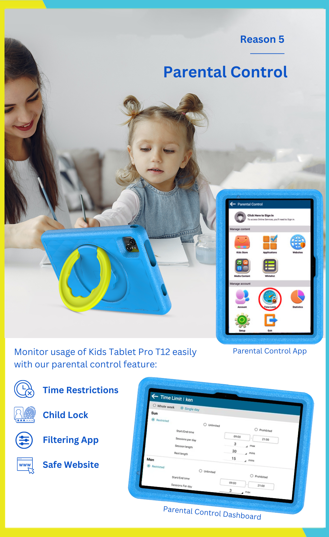🔥SG INSTOCK🔥【KIDS TABLET PRO K7】2025 New Model★Android 14★Educational ...