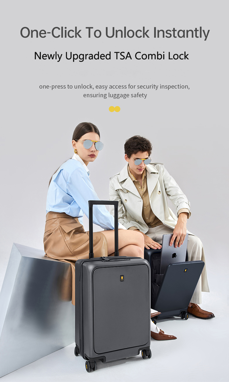 LEVEL8 Road Runner Pro trolley luggage 20" | Shopee Singapore