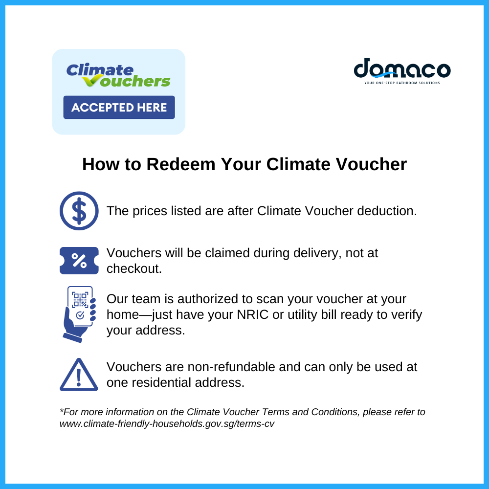 [CLIMATE VOUCHER] NEW Branded Upgraded Geberit Rimless Double Tornado ...