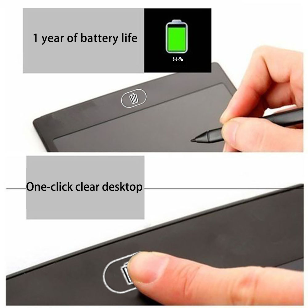 A20⭐6.5/8.5 Inch -Multi-Color LCD Writing Tablet Handwriting Pad Kids ...