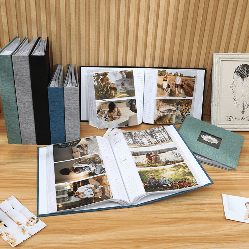 [SG] DitaDot Fine Linen Photo Album 4R 200/300 Insert Type Photobook 6 ...