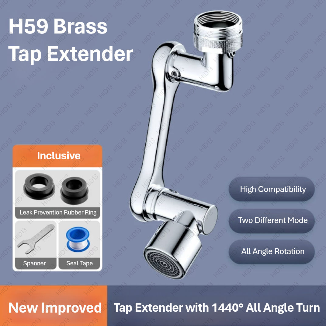 [SG STOCK] Brass Universal Tap Extender 1440° All Angle Turn 360 ...