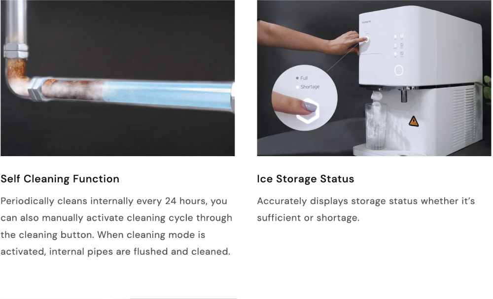 Ruhens Ice | Ice-Making Tankless Hot & Cold Water Purifier | Shopee ...