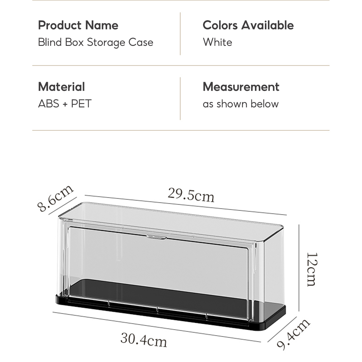 Popmart Display Rack Blind Box Storage Stackable Translarent Acrylic ...