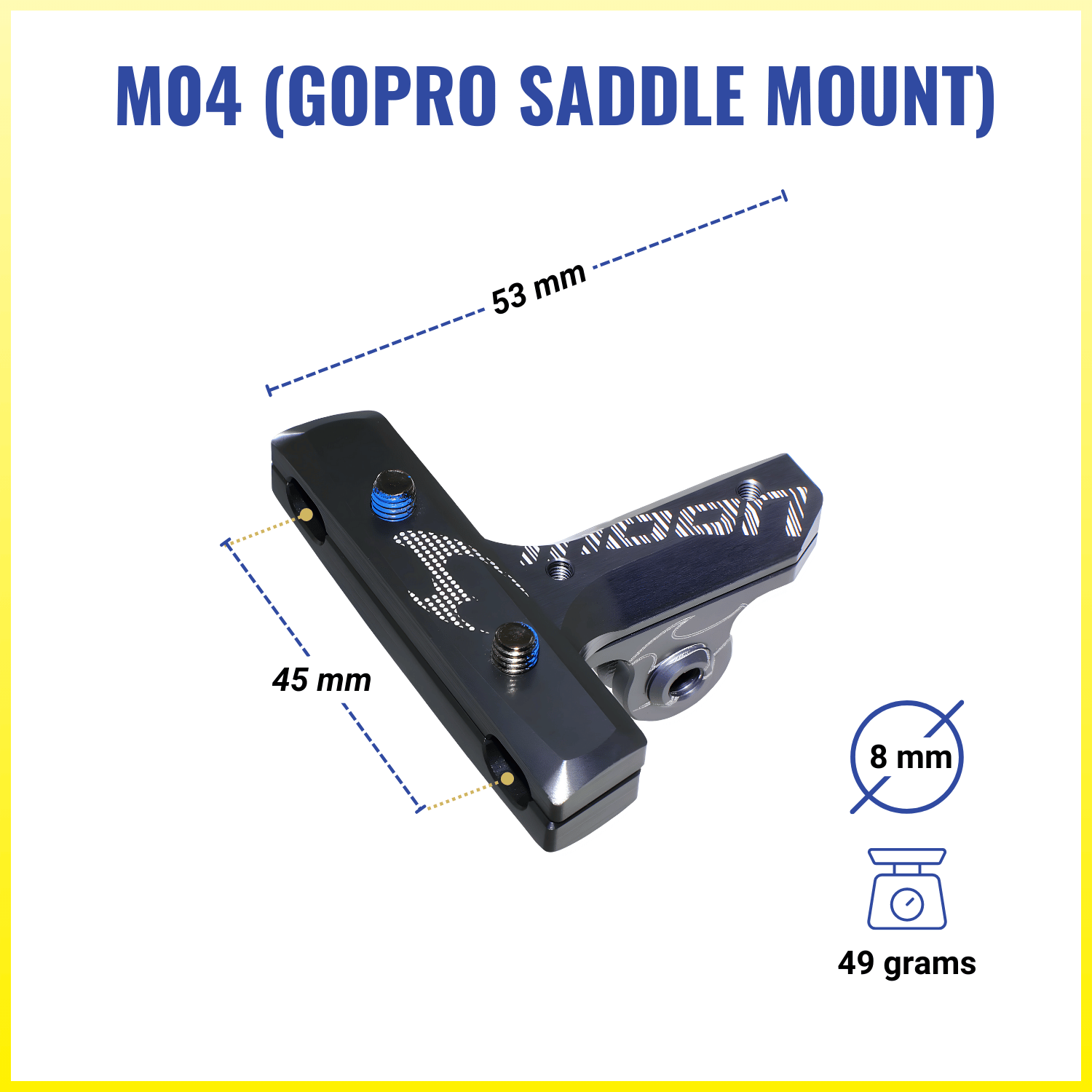 Moon GoPro Saddle Mount (M04) | Shopee Singapore