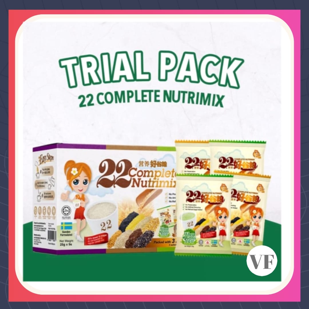 [TRAVEL PACK] Good Lady 22+ Complete Nutrimix 3 Mix Flavours (25g x 9s ...