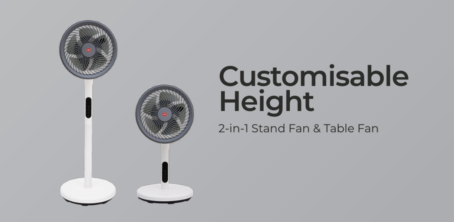 *CAN USE CLIMATE VOUCHER* KDK HL19S DC STAND FAN W/ REMOTE(CUSTOMISE ...