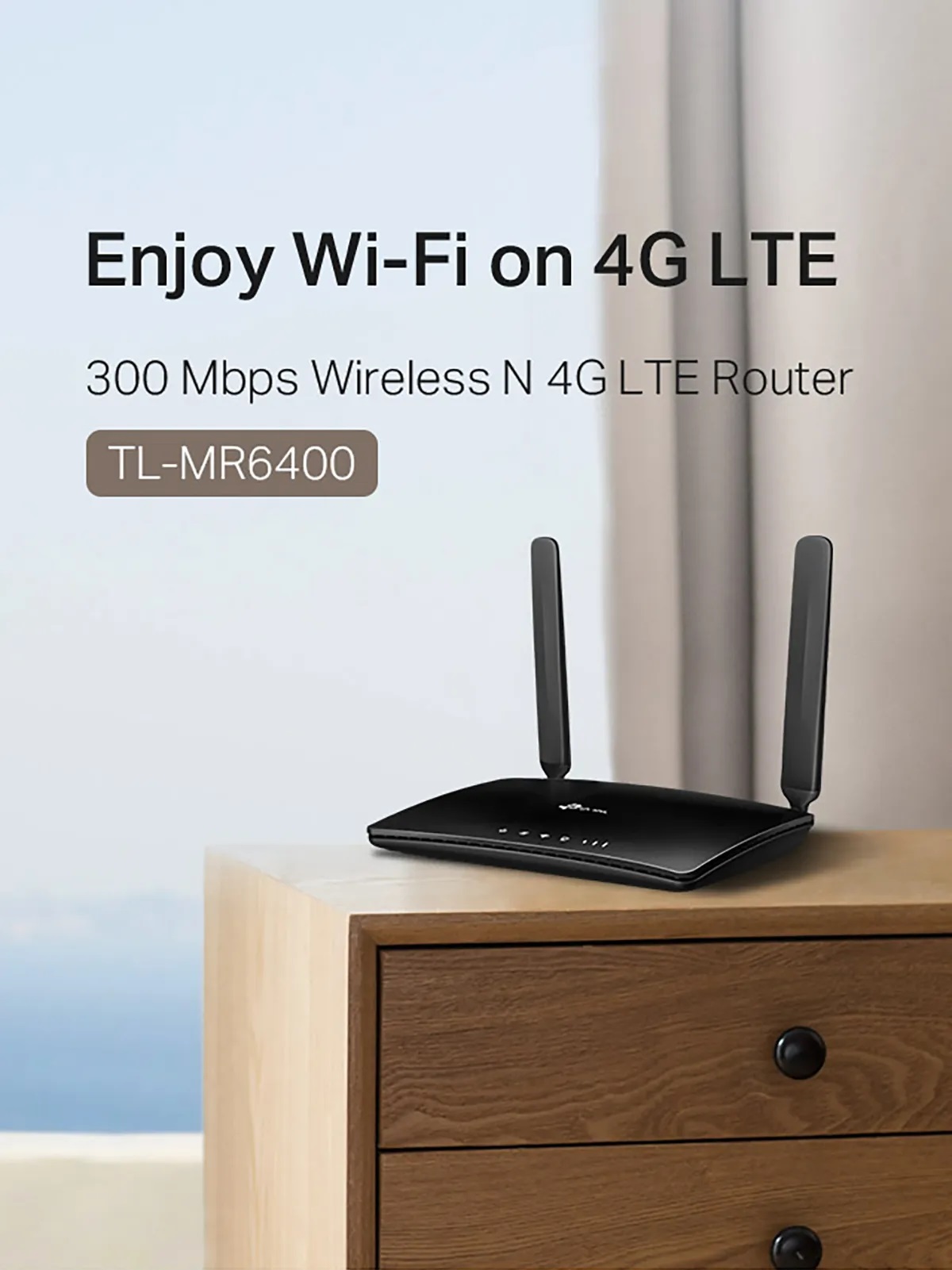 TP-Link TL-MR6400 300Mbps Wireless N Wi-Fi 4G LTE Router Sim Card ...