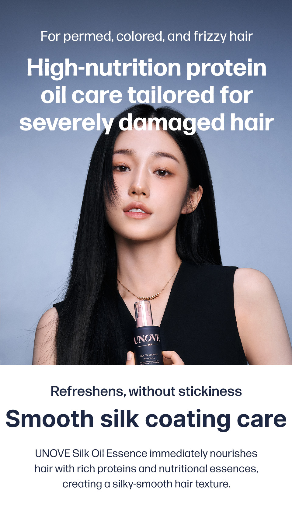 UNOVE Silk Oil Essence 70ml | Shopee Singapore