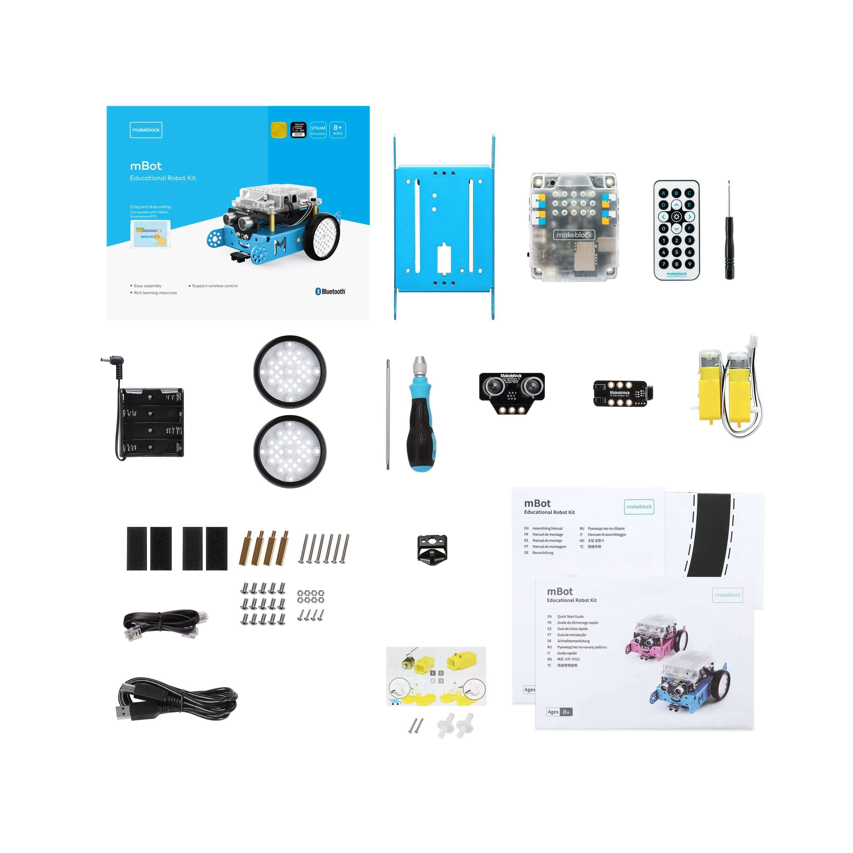 Makeblock mBot V1.2 Blue Educational Robot Kit Bluetooth Version Entry ...