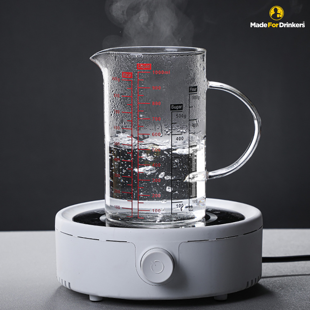 Borosilicate Glass Measuring Cup with Lid Cover - 1000ml | Shopee Singapore
