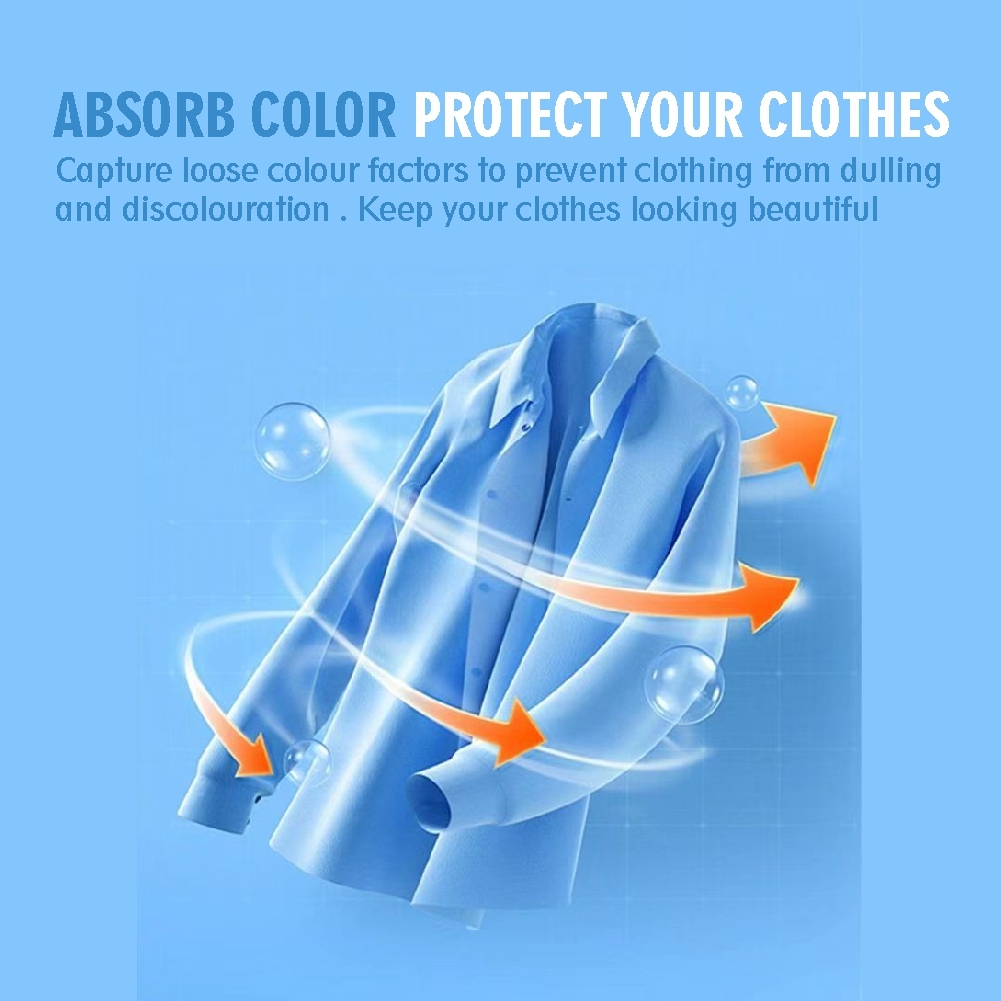 🇸🇬Koala Home🔥Washing Paper Color Absorption/Anti Dyed Sheets/Laundry ...
