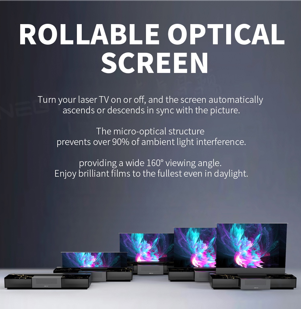 UST Projector Cabinet with Optional Integrated Floor Rising Screen (100 ...