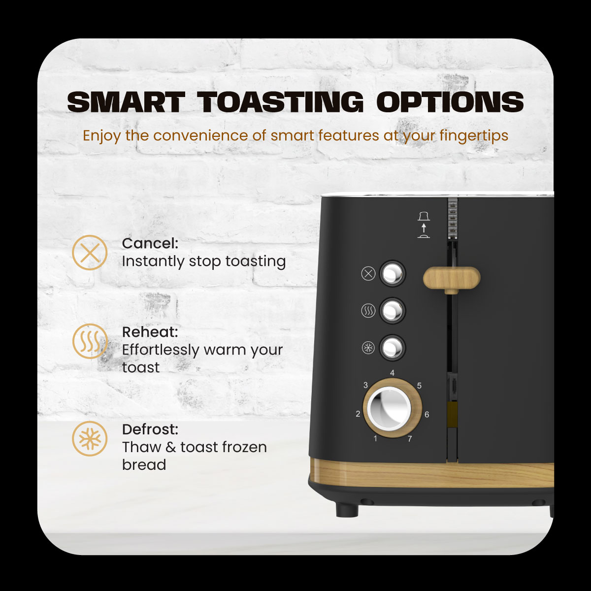 Russell Taylors Noir Series 7-Shade Stainless Steel Toaster RT30 With ...