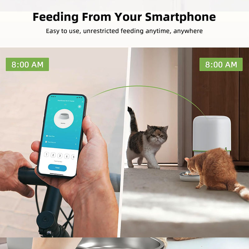 Smartpaw Premium Smart Pet Feeder Gen 3 (WiFi) | App Feeding for Cats ...