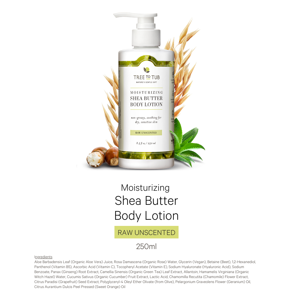 Tree To Tub Moisturising Non-Greasy Shea Butter Body Lotion 250ml ...