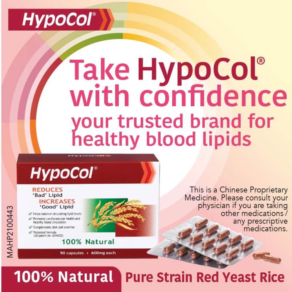 HYPOCOL 600mg Capsules 90s x 3 | Shopee Singapore