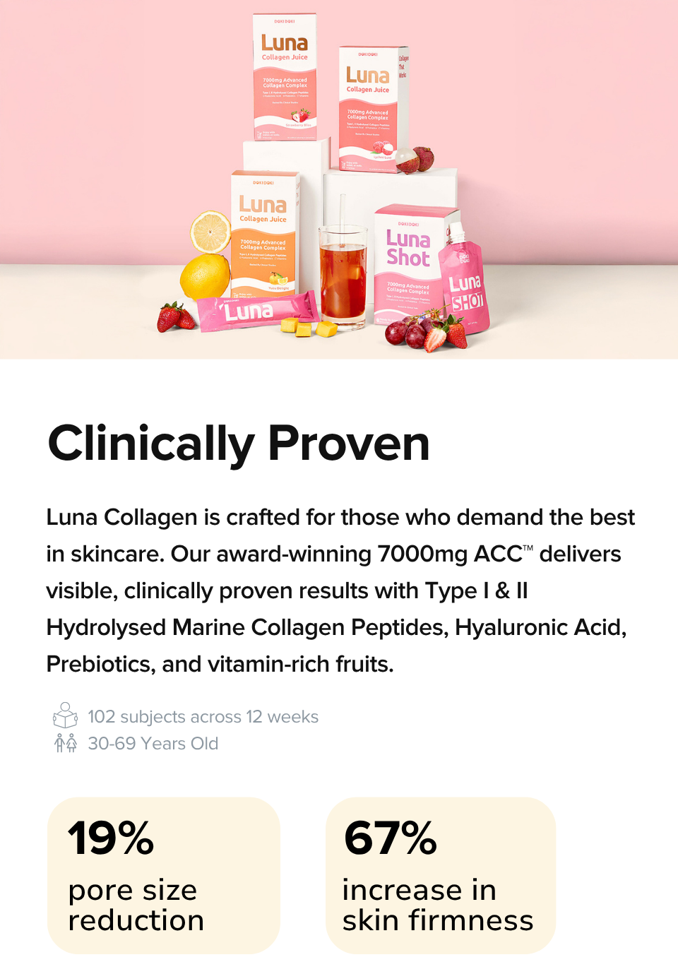 [LIVE Exclusive] Luna Shot Collagen – 5-in-1 | 7000mg ACC™ to Minimise ...