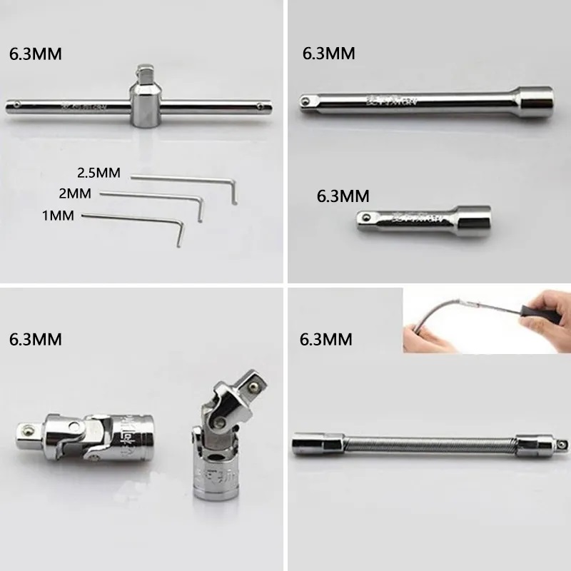 🇸🇬 ReadyStock - 46pcs Ratchet wrench set/ Car Repair Tool set Socket ...