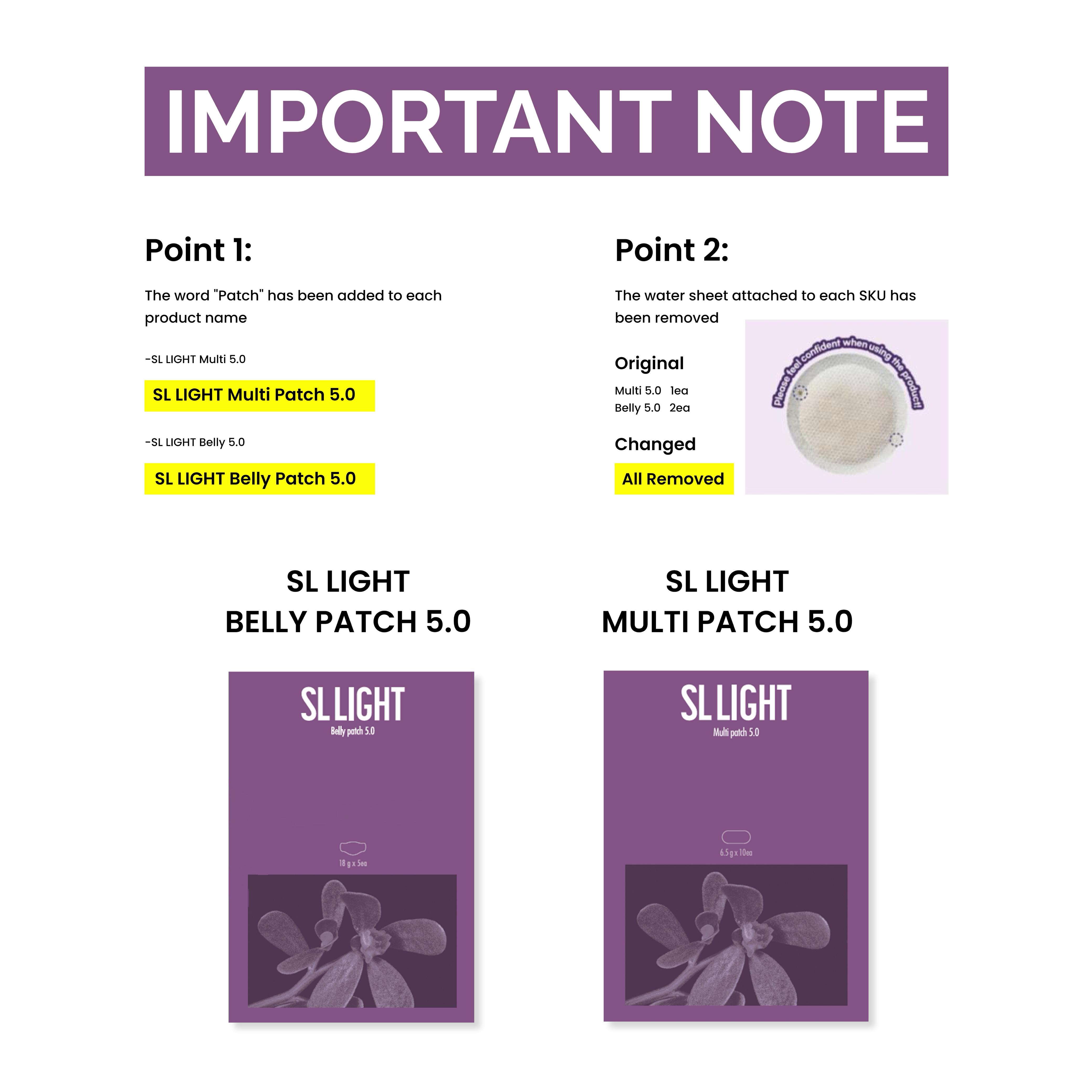(SL LIGHT OFFICIAL STORE) Belly Patch (1 Box = 18g X 5 Patches ...