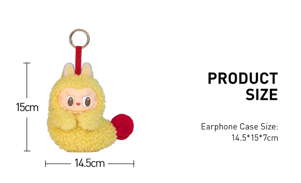 THE MONSTERS Wacky Mart Series-Earphone Case prawn labubu ebi shrimp ...