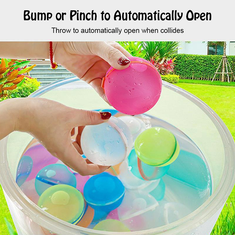 【SG】Water Ball Automatic Refill Balloon Capsule Magnetic Self-Sealing ...