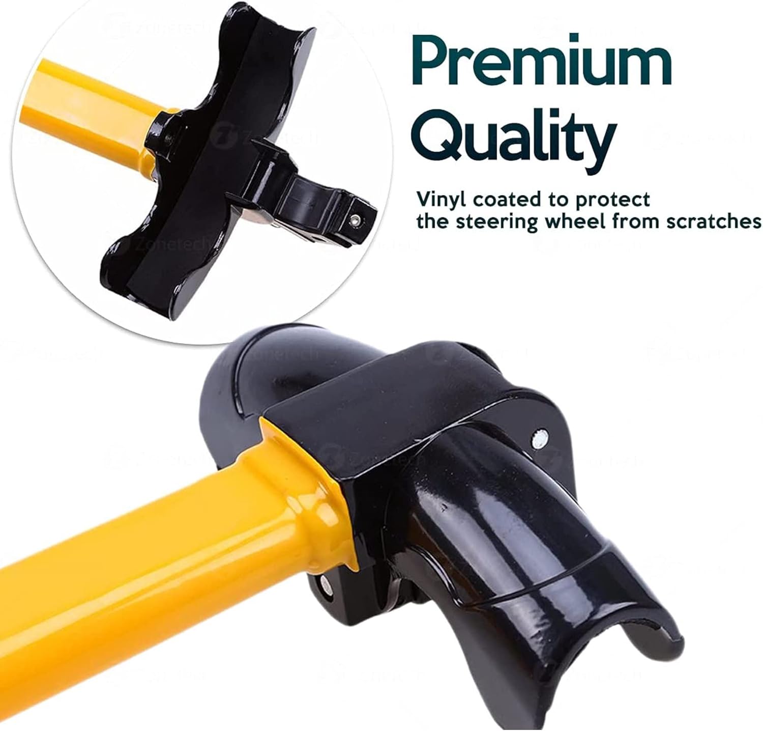 Armored Bar:Universal Anti-Theft Steering Wheel Lock Car Security Wheel ...
