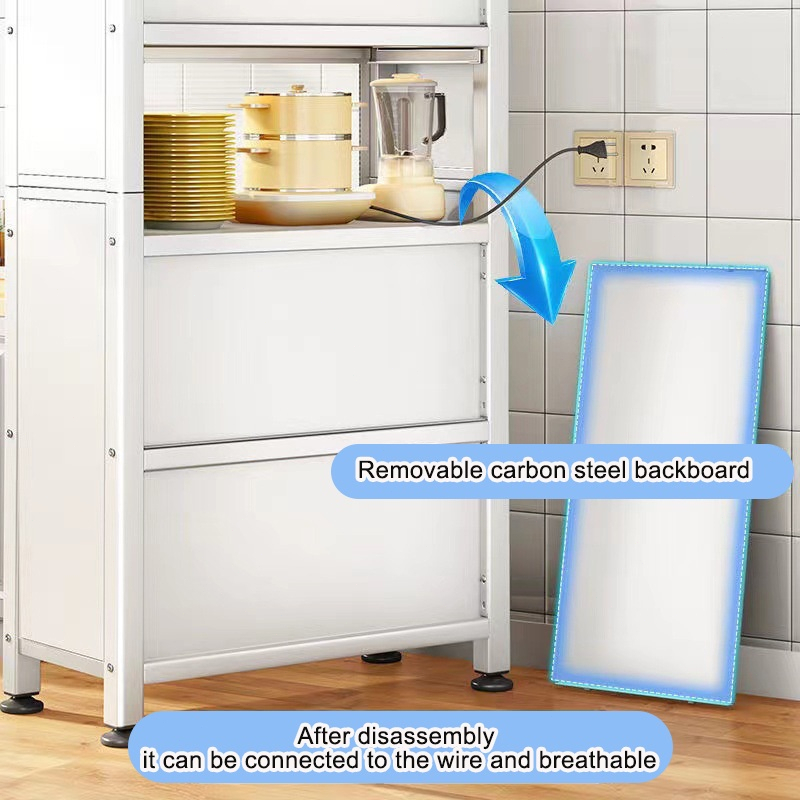 Kitchen Storage Cabinet Kitchen Cabinet With Door Dust-Proof Locker ...