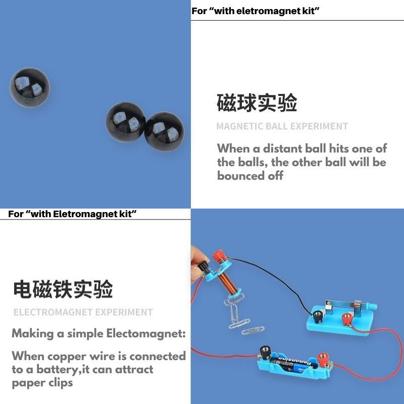 P4 Magnetic Science Experiment kit, STEM Teaching Aids, Magnet Set Box ...