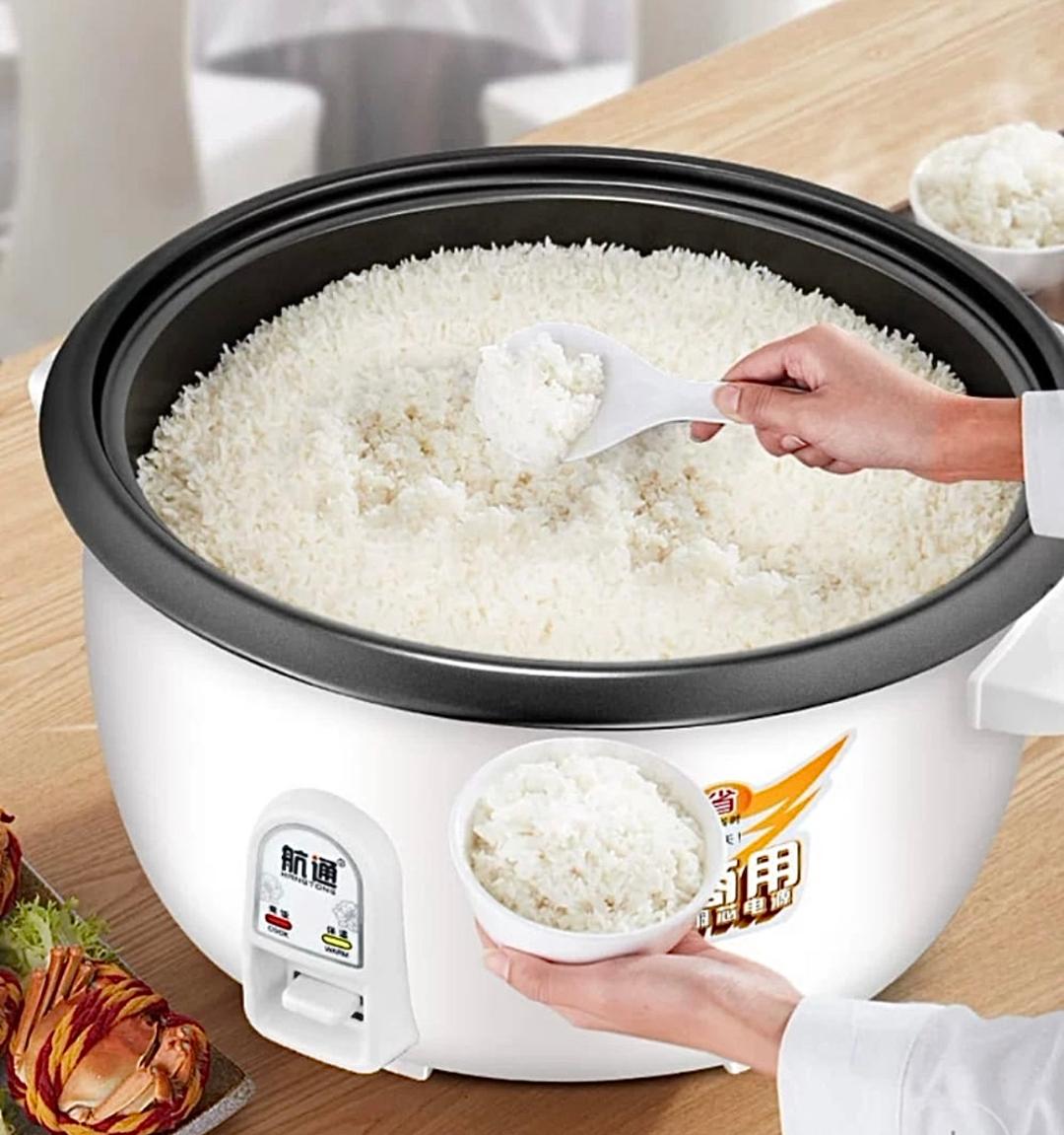 8L Electric Commercial Rice Cooker (Non Stick Coated Cooking Pot) - 3 ...