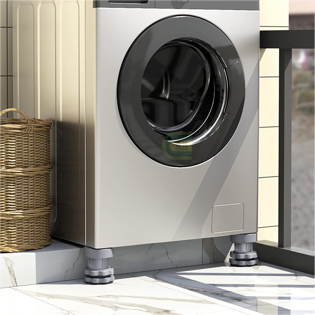 4Pcs Washing Machine Base Fridge Stand Anti Vibration Anti Slip Foot ...