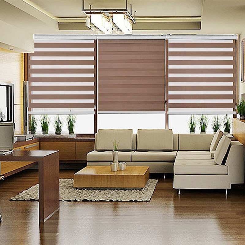 [𝗙𝗿𝗲𝗲𝗗𝗲𝗹𝗶𝘃𝗲𝗿𝘆] Zebra Window Roller Blinds Day Night Blind Curtain Many ...