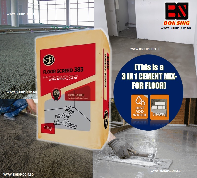 S11 FLOOR SCREED 383/ 3IN1 CEMENT MIX FOR FLOOR/ CEMENTITIOUS PREMIXED ...