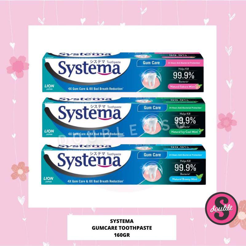 Systema Gum Care Toothpaste Breezy Icy Cool Sakura Mint, 160g | Shopee ...