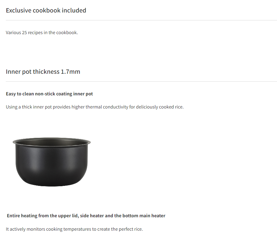TIGER JBV-S10S 1L MICROCOMPUTER CONTROLLED RICE COOKER *MADE IN JAPAN ...