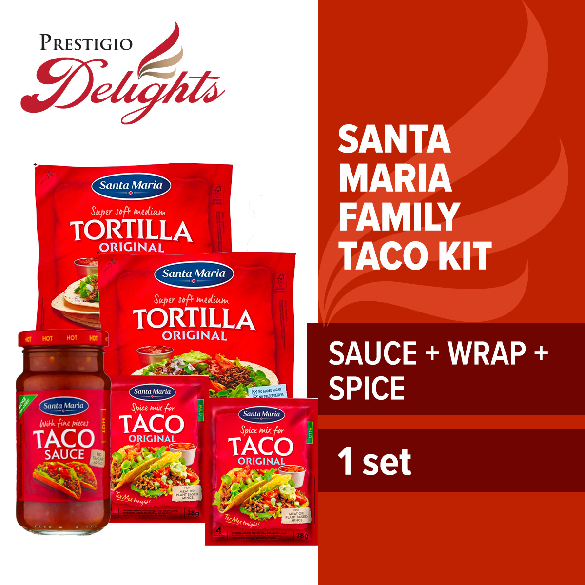 Santa Maria Tex Mex Family Taco Kit | Shopee Singapore