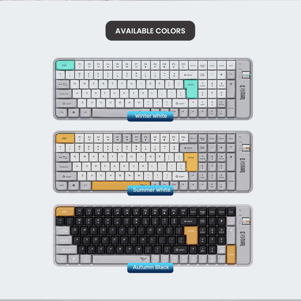 Alcatroz Tetriz Air 3 Multi-Device Rechargeable Dual Mode Wireless ...